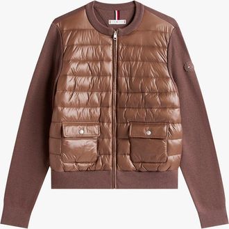 Tommy Hilfiger Doudoune ultral&eacute;g&egrave;re &agrave; manches en tricot