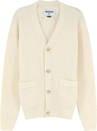 Sebago Chandler Cardigan - - Knitwear - Herren - Beige - L