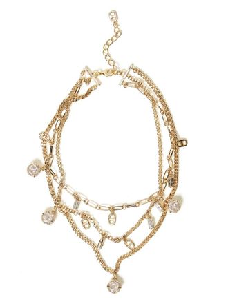 Twin-Set collier &agrave; pendentifs - Or