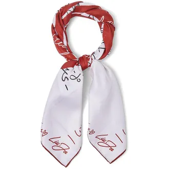 Liu Jo Foulard avec imprim&eacute; coeur