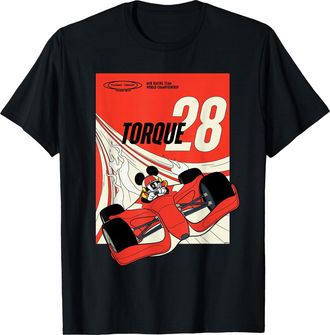Disney Racing Mickey Mouse Torque 28 Turbo Troop Race Car T-Shirt