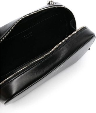 Jil Sander Leather Shoulder Bag - Black