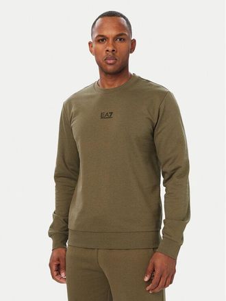 Emporio Armani Sweatshirt 8NPM30 PJVRZ U7014 Khakifarben Regular Fit