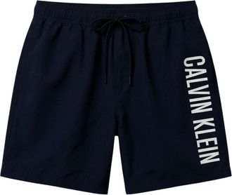 Calvin Klein Homme, Maillots de bain, Bleu, Taille: M Medium Drawstring Swim Shorts
