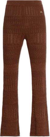 Akep Femme, Pantalons, Brun, Taille: 40 FR Pantalon droit ajour&eacute;