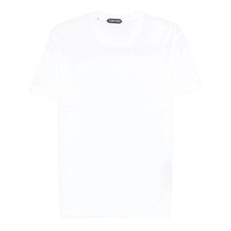 Tom Ford Lyocell-Baumwoll-Jersey-T-Shirt - - Tops - Herren - Wei&szlig; - S