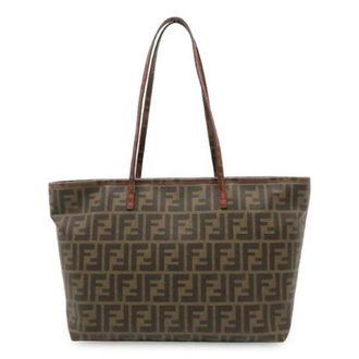 Fendi Pre-owned Zucca Coated Canvas Tote Bag - - Pre-owned - Damen - Braun - ONE SIZE