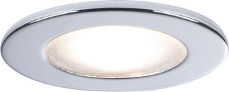 Paulmann 98462 Möbeleinbauleuchte Micro Line Structure Einbaustrahler flach Einbauspot max. 1x20W Lampe Betriebsspannung 12V G4 Metall Spot Chrom