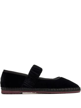 Flabelus espadrilles en coton - Noir