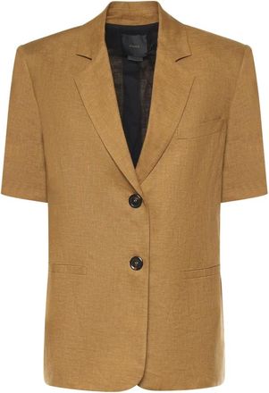 Pinko Pinko, Femme, Vestes, Brun, Taille: 36 FR Veste Brindisi