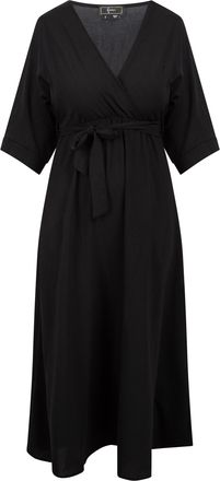 Faina Midikleid Damen schwarz