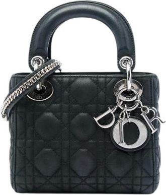 Dior Pre-owned Lady Dior - Femme - Pre-owned - Noir - Taille: ONE Size