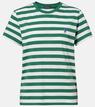 Polo Ralph Lauren Bedrucktes T-Shirt aus Baumwoll-Jersey