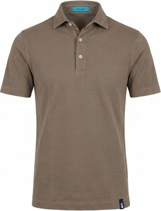 Drumohr Homme, Tops, Brun, Taille: 2XL Polo en coton