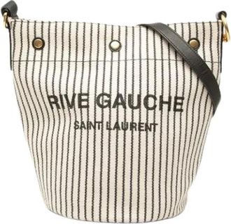 Saint Laurent Sac seau Pre-owned - Femme - Pre-owned - Blanc - Taille: ONE Size