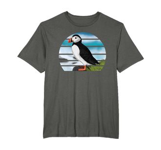 jz.birds Papageitaucher Vogel Vogelfreund Ornithologe Biologe T-Shirt