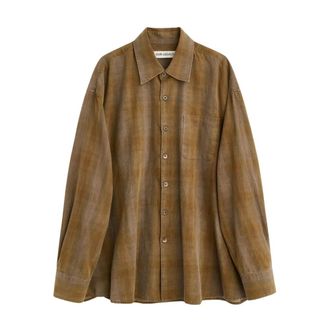 Our Legacy Homme, Chemises, Brun, Taille: XL Borrowed Shirt