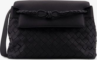 Bottega Veneta Andiamo leather shoulder bag with Intrecciato pattern - BOTTEGA VENETA - gender_Man