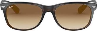 Ray-Ban Unisex-Adultes Nouveau Wayfarer Ray-Ban Nouveau Wayfarer Lunettes de soleil, RB 2132 52 710/51 52 mm Tortoise, Brown Gradient