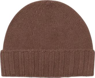 Drumohr Homme, Accessoires, Brun, Taille: ONE Size Bonnet en Tricot Cachemire