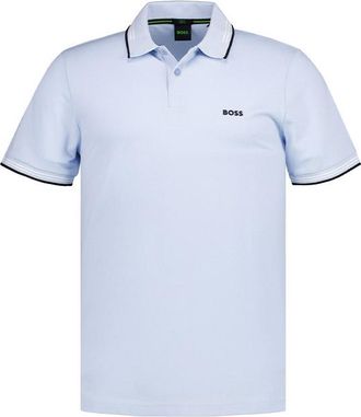 HUGO BOSS Herren Polo-Shirt blau Slim Fit