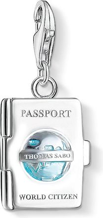 Thomas Sabo Thomas Sabo Damen Charm-Anhänger Passport Charm Club 925 Sterling Silber 1233-007-17