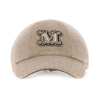 Max Mara Femme, Accessoires, Beige, Taille: 57 CM Casquette MXAordine