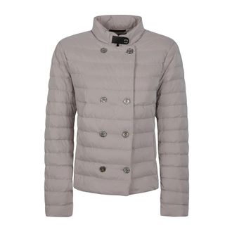 Moorer Grauer Wintermantel Italienische Herstellung - - Jackets - Damen - Grau - M