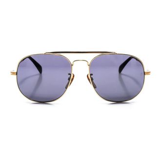 Eyewear by David Beckham Quadratische Metallsonnenbrille - - Accessories - Herren - Gelb - ONE SIZE