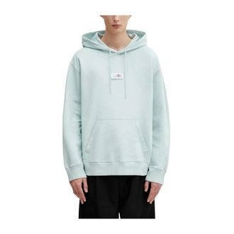 Maison Margiela Logo Patch Hoodie - - Sweatshirts & Hoodies - Herren - Gr&uuml;n - M