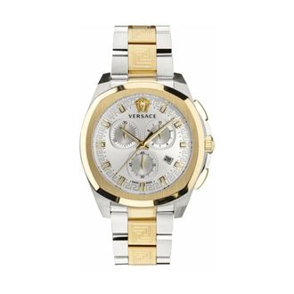 Versace Chrono Geo Chronograph - - Accessories - Herren - Grau - ONE SIZE