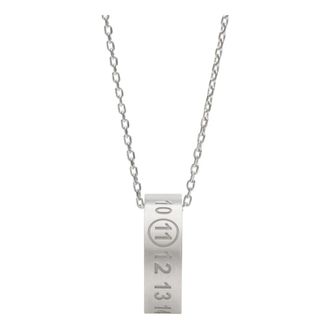 Maison Margiela unisex, Accessoires, Gris, Taille: ONE Size Number Reference Necklace