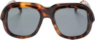 Dries Van Noten unisex, Accessoires, Brun, Taille: ONE Size Occhiali Lunettes de soleil