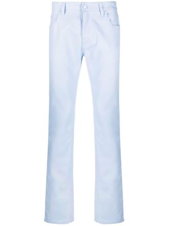 Raf Simons Klassische Slim-Fit-Jeans - Blau