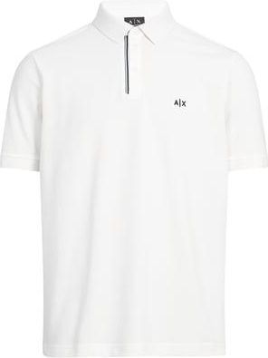 A|X Armani Exchange Polo logo &agrave; manches courtes en coton