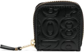 Comme Des Garçons Portemonnaie mit Prägung - Schwarz
