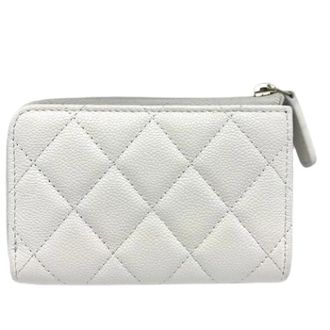 Chanel Pre-owned Matelasse M&uuml;nzetui - - Pre-owned - Damen - Wei&szlig; - ONE SIZE
