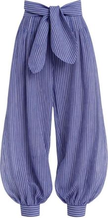 Vivetta Vivetta, Femme, Pantalons, Bleu, Taille: 36 FR Wide Pantalons
