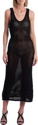Zadig&Voltaire Mesh Strick &Auml;rmelloses Kleid - - Dresses - Damen - Schwarzk - XS