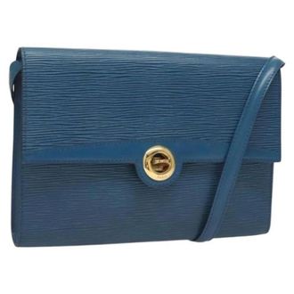 Louis Vuitton Pre-owned Cuir sacs-louis-vuitton - Femme - Pre-owned - Bleu - Taille: ONE Size