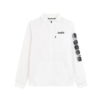 Diadora Homme, Sweatshirts et sweats &agrave; capuche, Blanc, Taille: XL Coupe-vent
