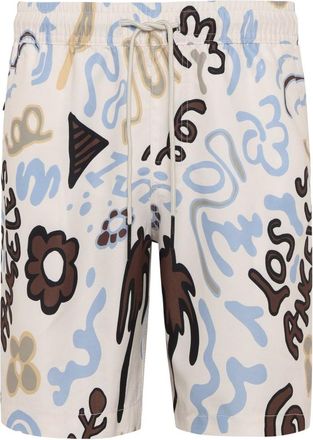 OAS Schnelltrocknende Badeshorts mit grafischem Print in