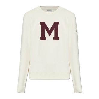 Moncler Logo Sweatshirt - - Sweatshirts & Hoodies - Herren - Beige - M