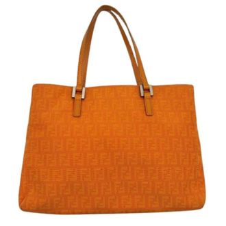 Fendi Sac cabas Zucchino Pre-owned - Femme - Pre-owned - Orange - Taille: ONE Size