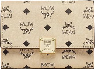 MCM Portemonnaie - Wallets Aren dreifach gefaltetes Portemonnaie in V - Gr. unisize - in Beige - f&uuml;r Damen