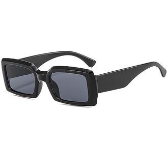 Generic Lunettes De Soleil Carrées À Petite Monture For Femmes, For Les Déplacements Quotidiens, For Sports Plein Air, For Hommes(Black)