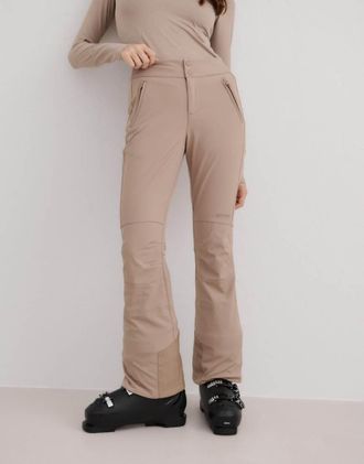 Aim'n Elastische Thermo-Hose in Espresso-Brown