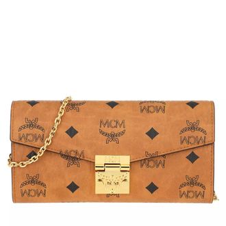 MCM Portemonnaie - Tracy Vi Woc Lrg Co - Gr. unisize - in Cognacbraun - für Damen