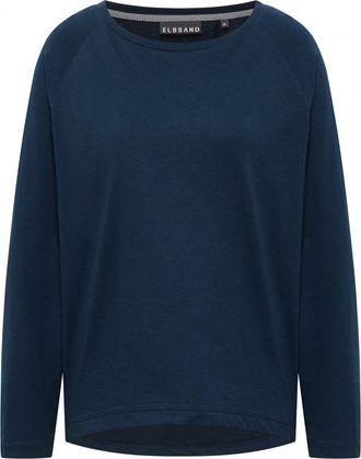 Elbsand Tinna Damen Langarm T-Shirt, Longsleeve Shirt, breiter Ausschnitt, locker geschnitten