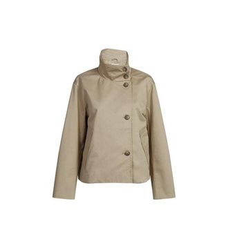 Object Veste courte &agrave; col montant en coton